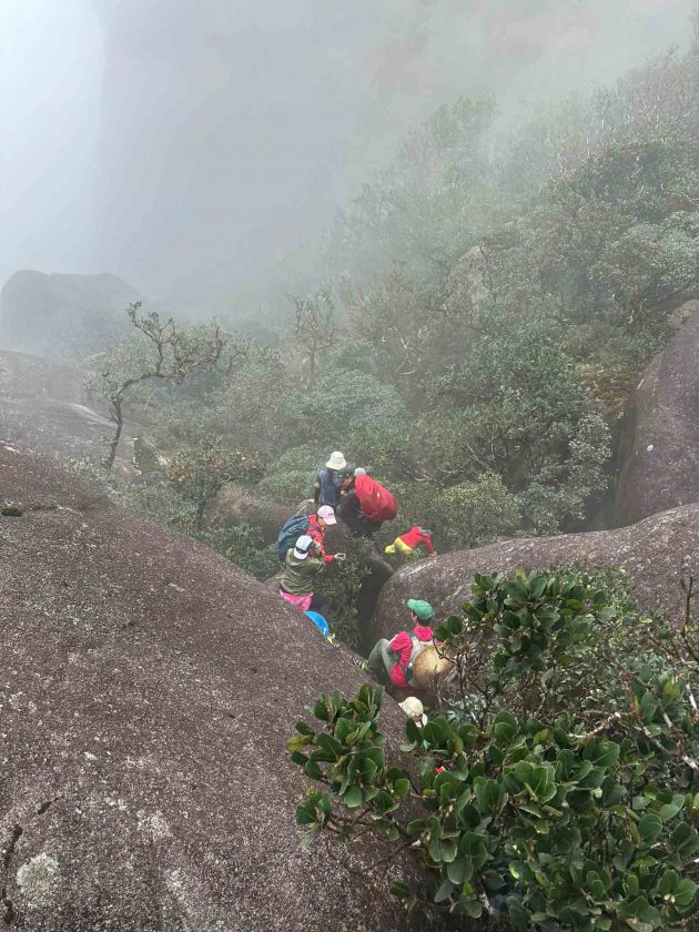 Chinh phục hai khối đá khổng lồ trên đỉnh Chư Mư